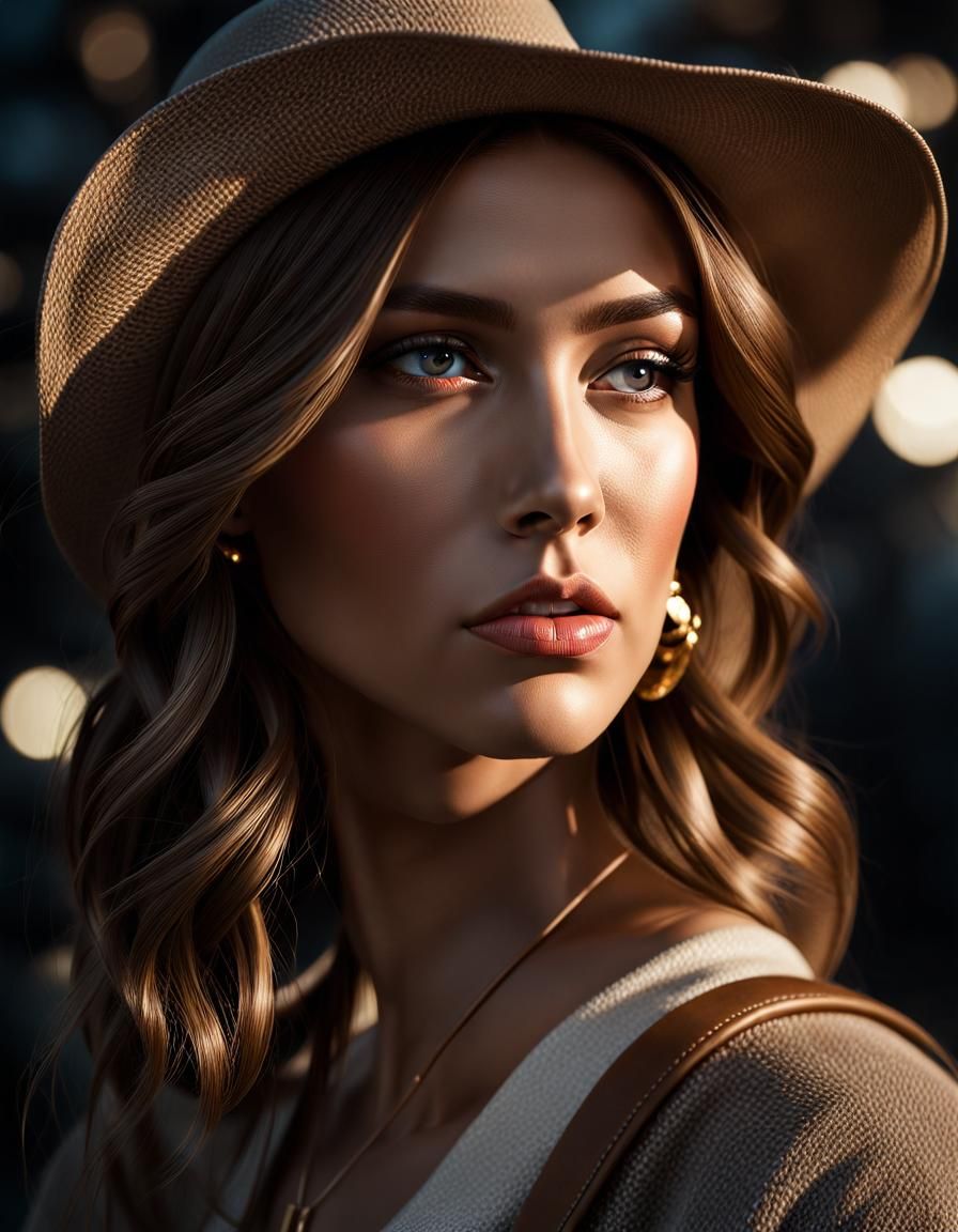 Woman Portrait - AI Generated Artwork - NightCafe Creator