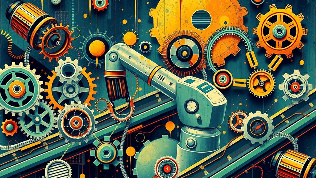 Mech Pattern 1 - Symbiotic Revolution in Futuristic Mid-Cent...