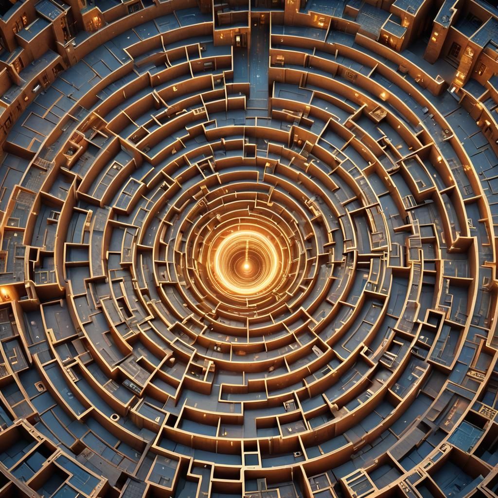 Labyrinth - AI Generated Artwork - NightCafe Creator