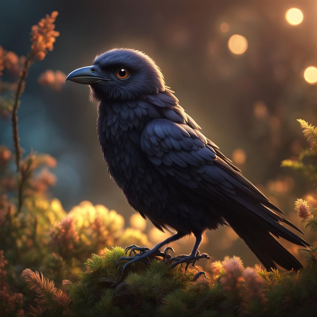 Crow - AI Generated Artwork - NightCafe Creator
