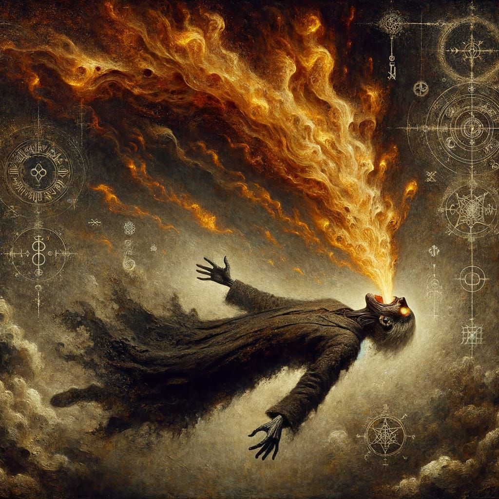 Curse of the Flaming Soul - AI Generated Artwork - NightCafe Creator