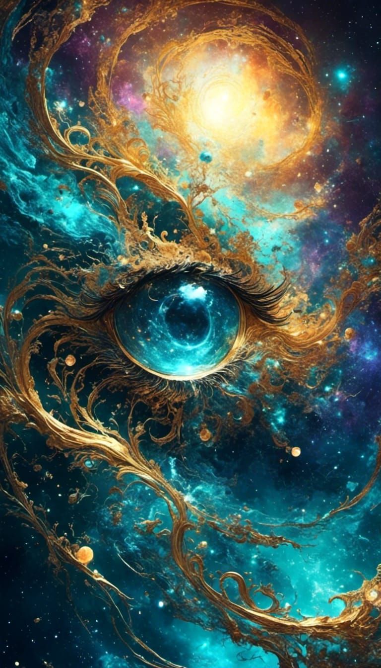 Stunning galaxy - AI Generated Artwork - NightCafe Creator