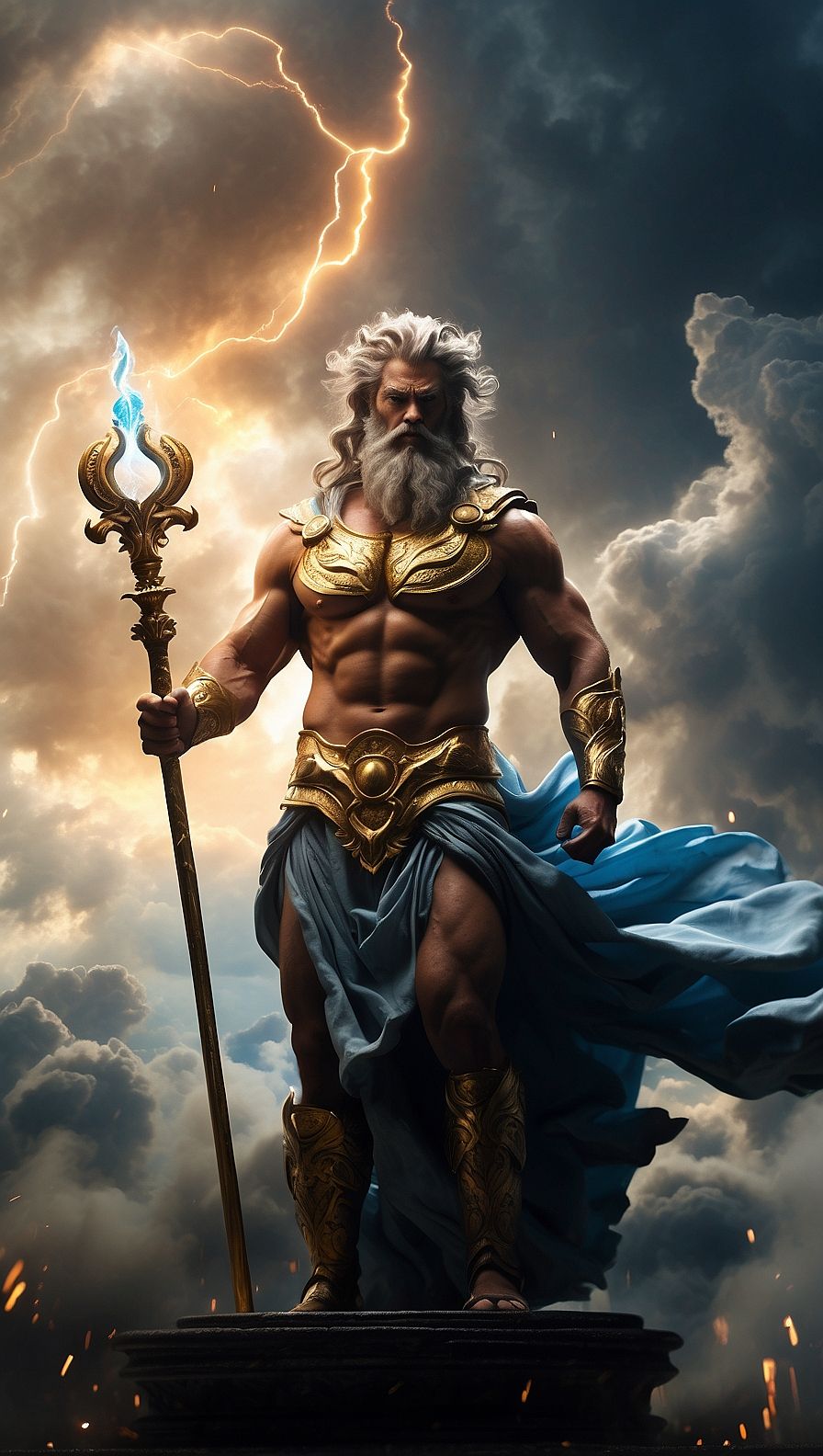 Zeus - Jupiter - AI Generated Artwork - NightCafe Creator