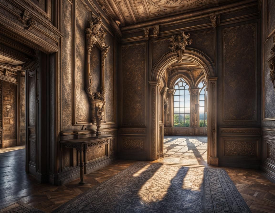 Inside the Castle - AI Generated Artwork - NightCafe Creator