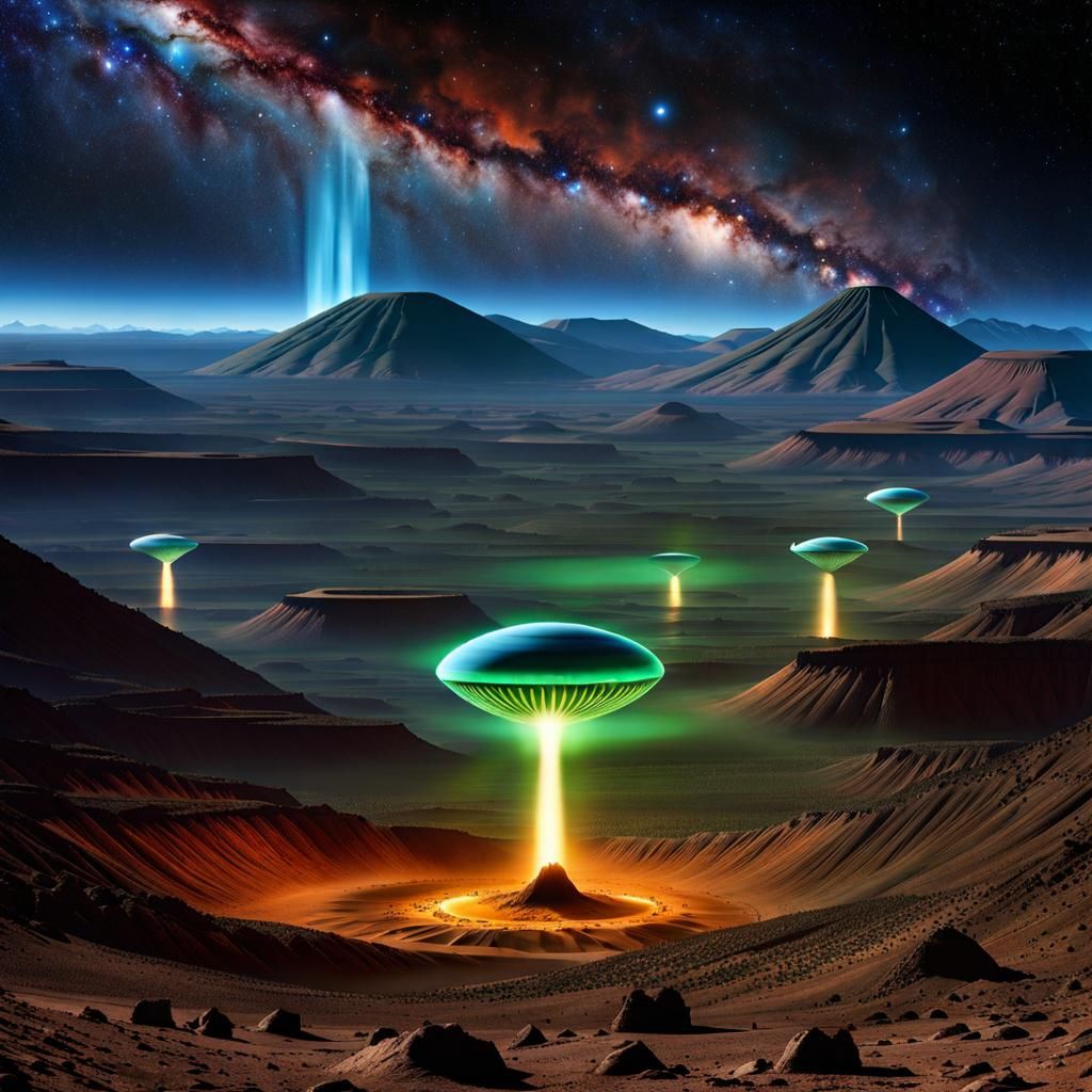 gas based extra terrestrial life forms - AI Generated Artwork ...