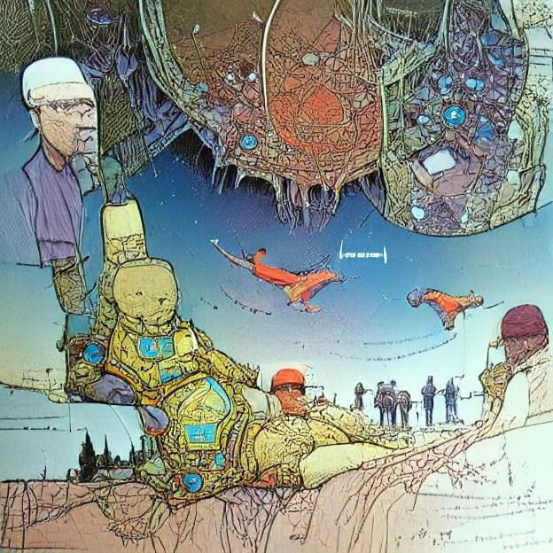 the dawn of the new human conciousness era Moebius Moebius geof Darrow ...