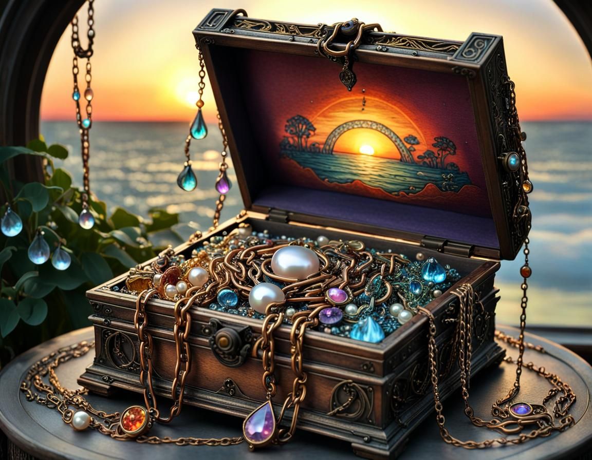 Lil box of treasures - AI Generated Artwork - NightCafe Creator