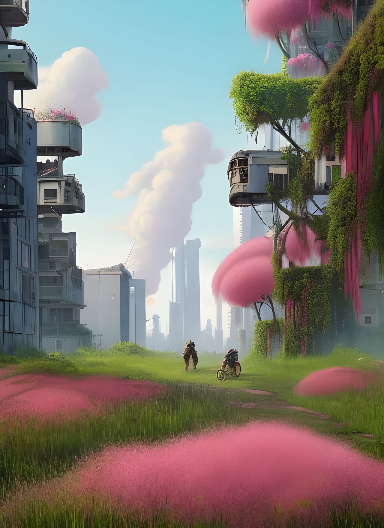 Alt: Humans Survived 03 - AI Generated Artwork - NightCafe Creator