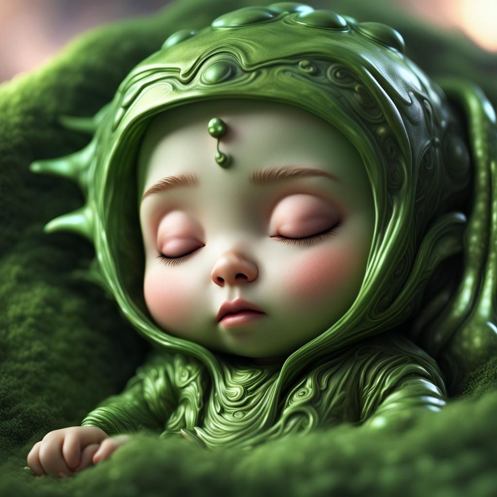 Babies & Aliens Series - AI Generated Artwork - NightCafe Creator