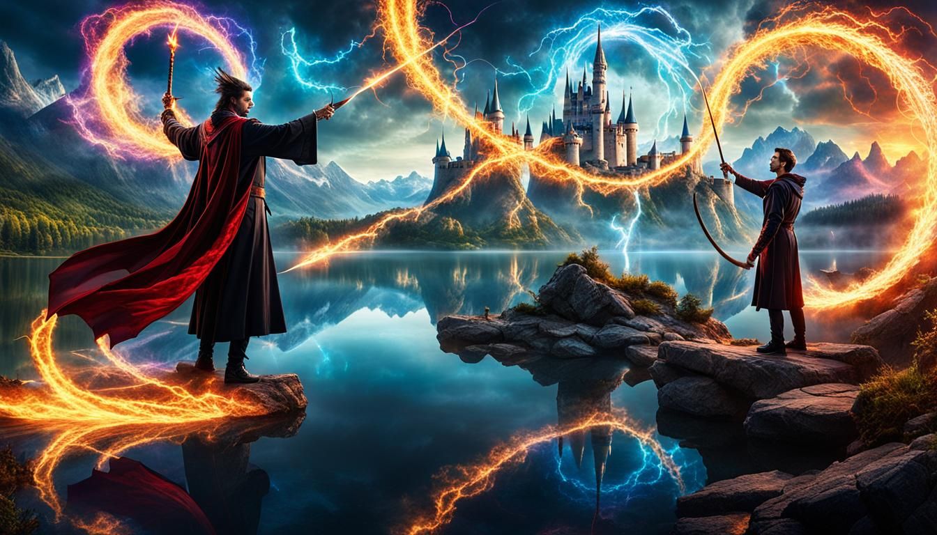 Magic duel - AI Generated Artwork - NightCafe Creator