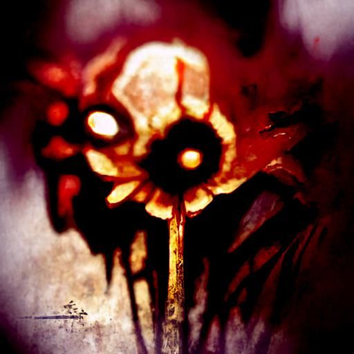 rust decay flower - AI Generated Artwork - NightCafe Creator