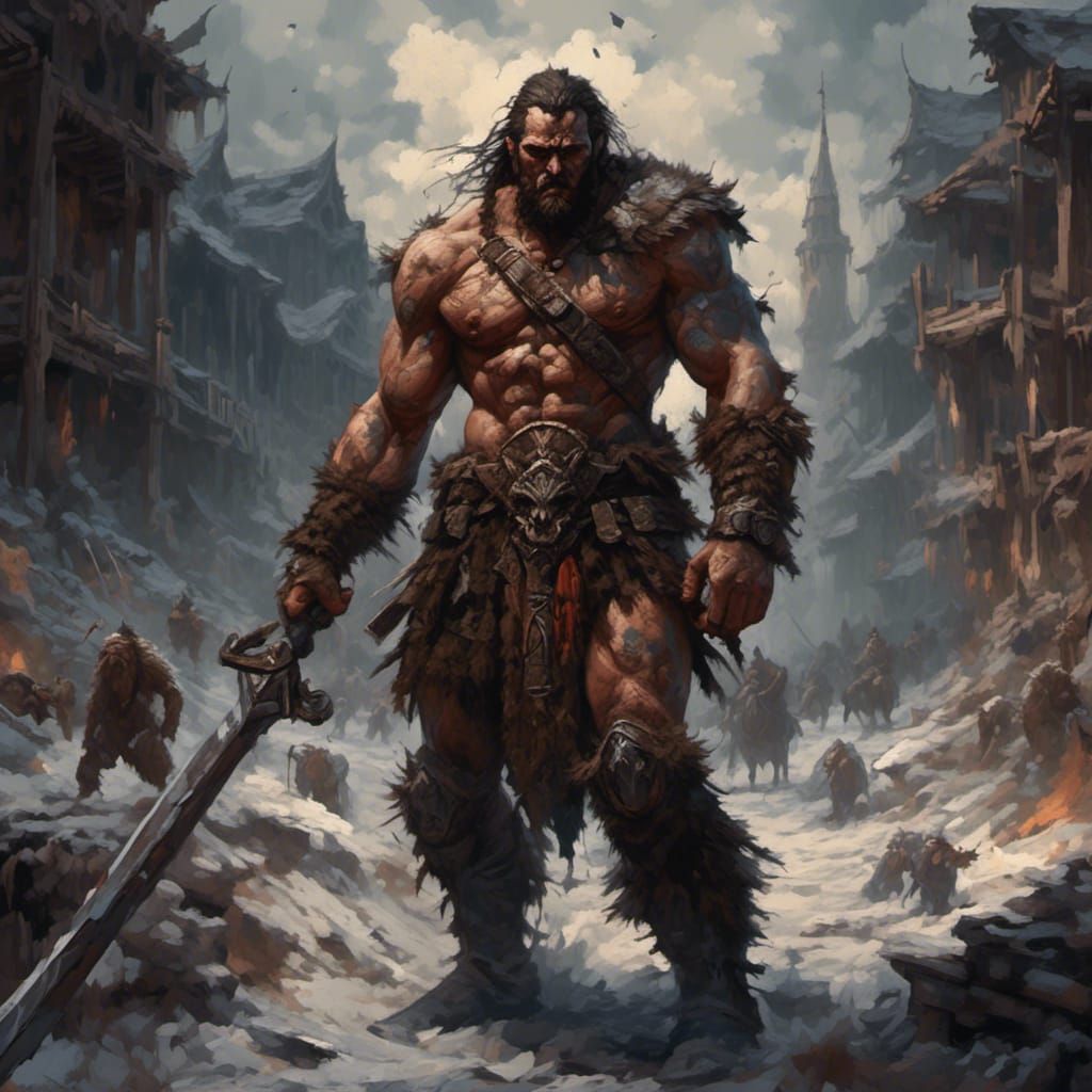 barbarian - AI Generated Artwork - NightCafe Creator