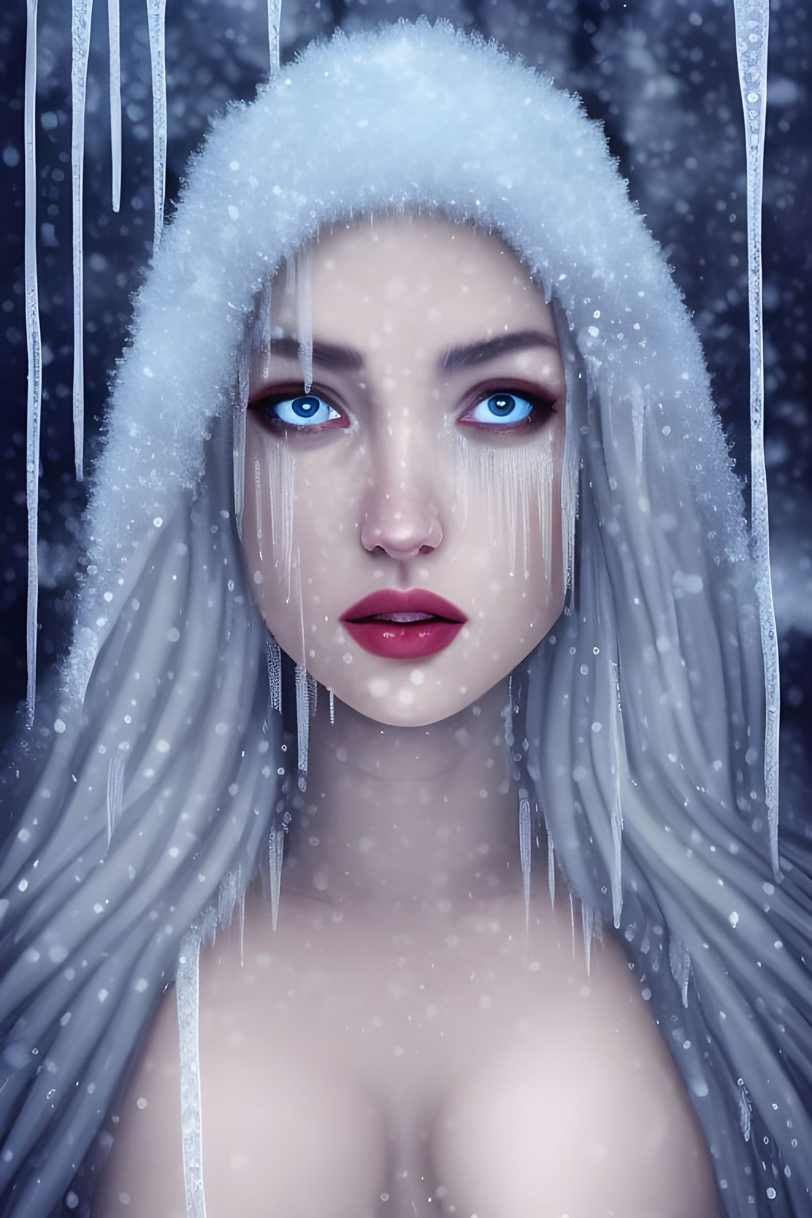 Winter Portraits - AI Generated Artwork - NightCafe Creator