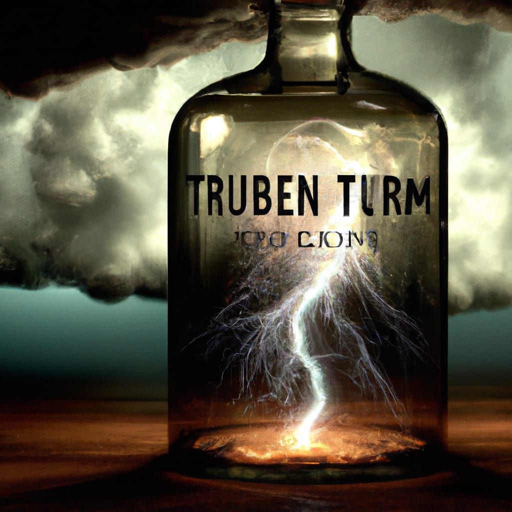 Bottled lightning - AI Generated Artwork - NightCafe Creator