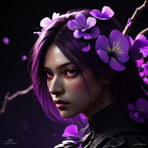 Violet - AI Generated Artwork - NightCafe Creator