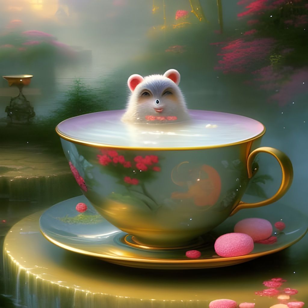 Bath time - AI Generated Artwork - NightCafe Creator