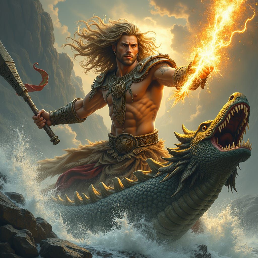Dragon slayer - Heroic Indo-European Warrior God Battles Anc...