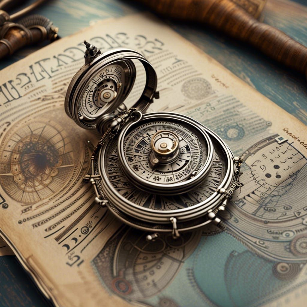 Time compass - AI Generated Artwork - NightCafe Creator