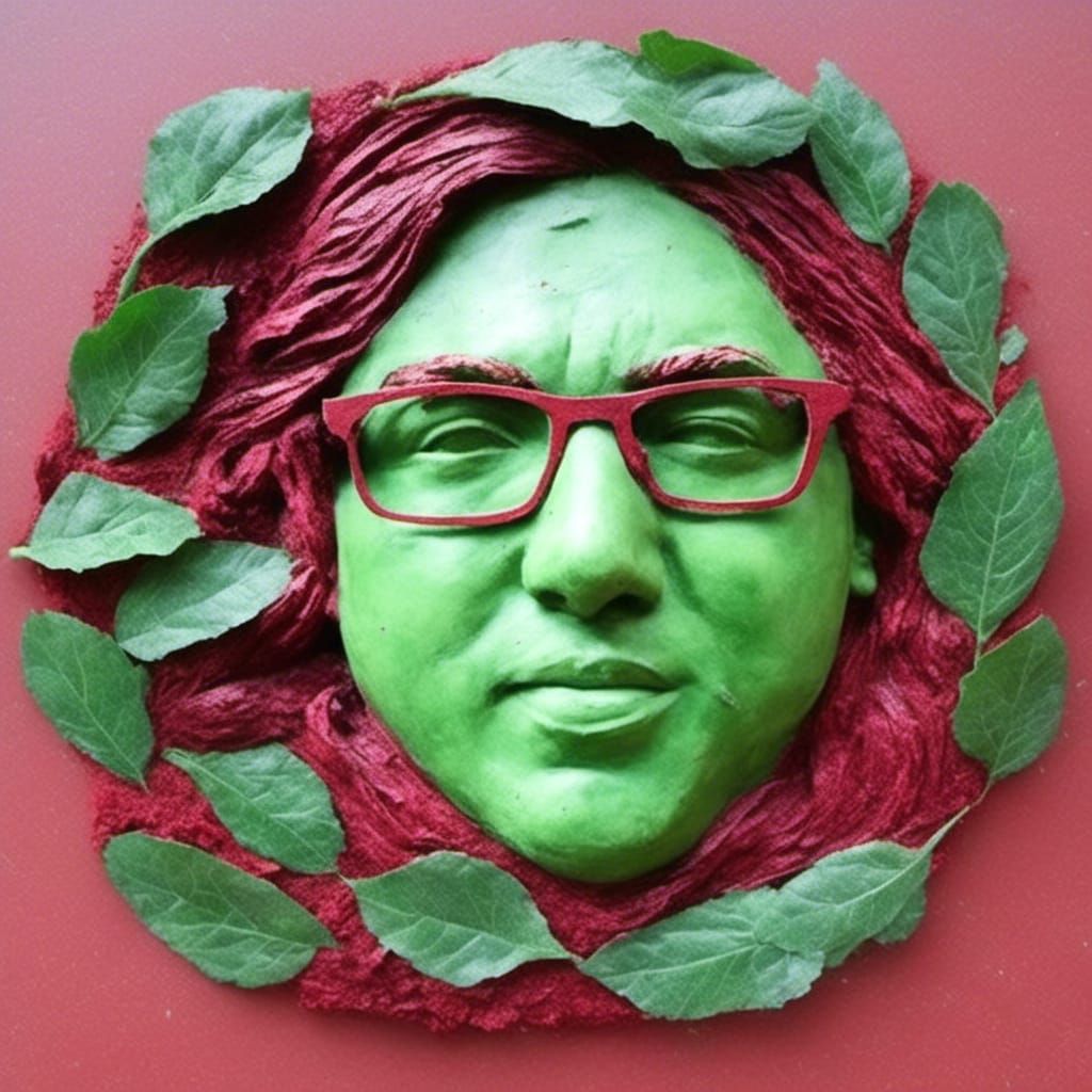 Beetroot self-portrait - AI Generated Artwork - NightCafe Creator