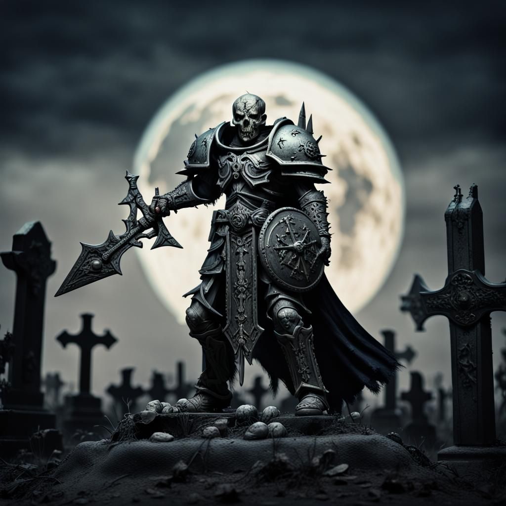 Undead cleric - AI Generated Artwork - NightCafe Creator