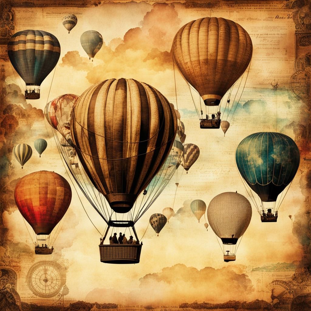 THE OLD BALLOONS - AI Generated Artwork - NightCafe Creator