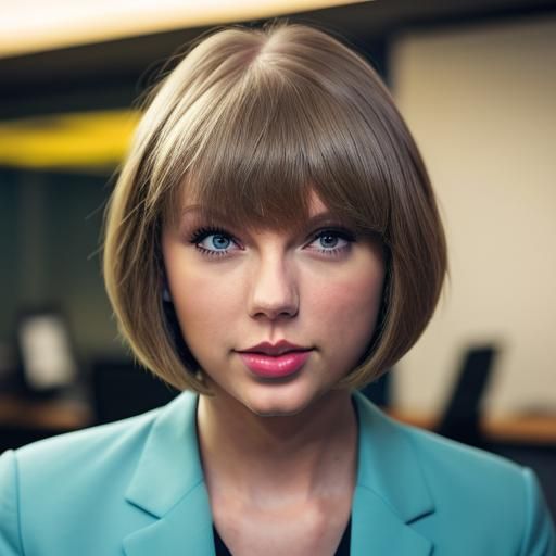 Taylor Swift, business casual - AI Generated Artwork - NightCafe Creator