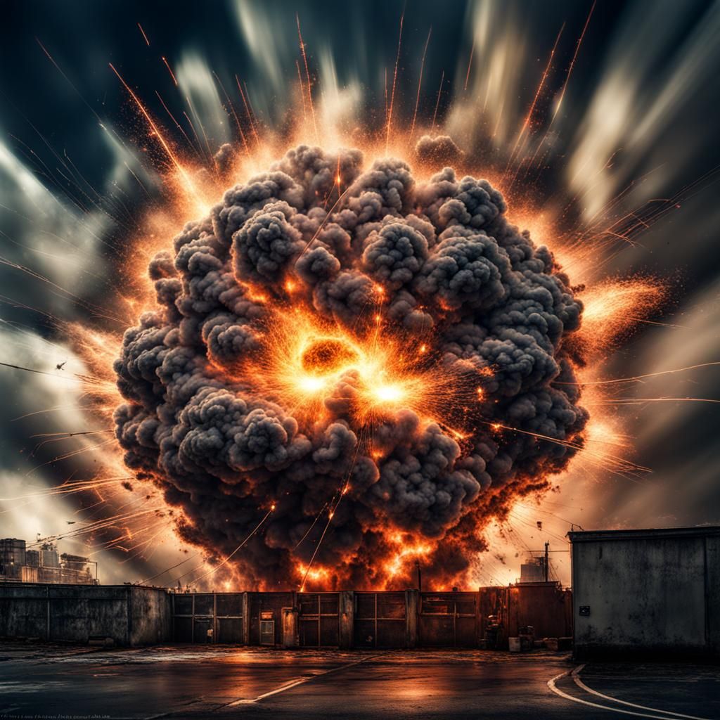 Facebook explodes - AI Generated Artwork - NightCafe Creator