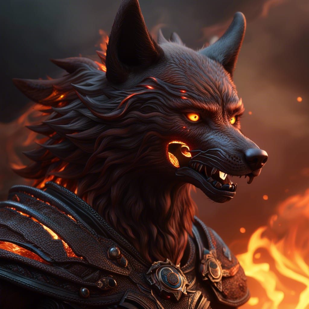 Demonic Wolf #4 : r/nightcafe