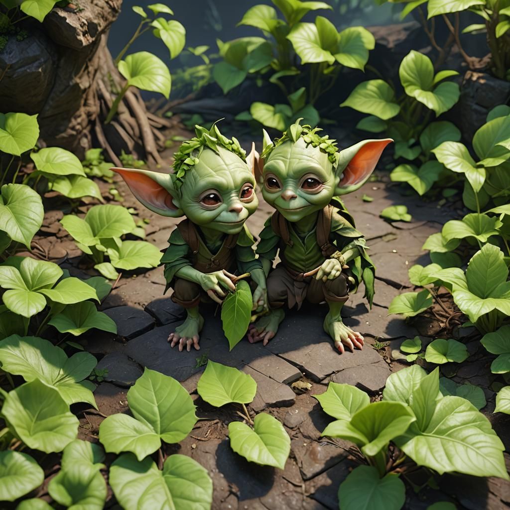 Cute goblins - AI Generated Artwork - NightCafe Creator