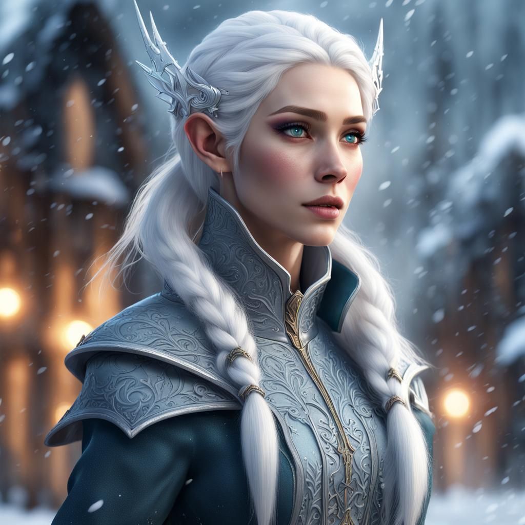 Nordic ice princess - AI Generated Artwork - NightCafe Creator