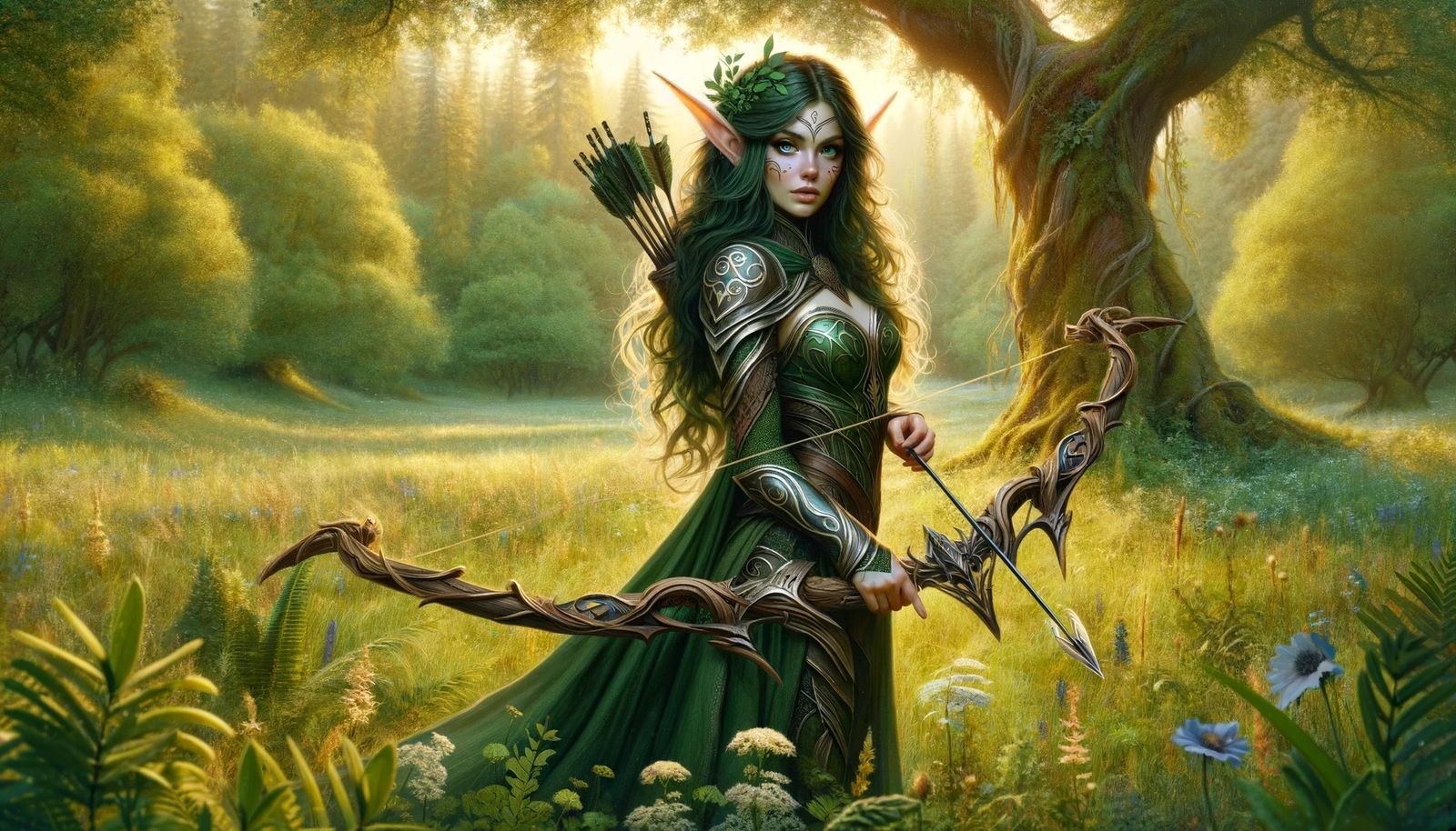 Krislynn Dantivin, Sylvan Archer - AI Generated Artwork - NightCafe Creator