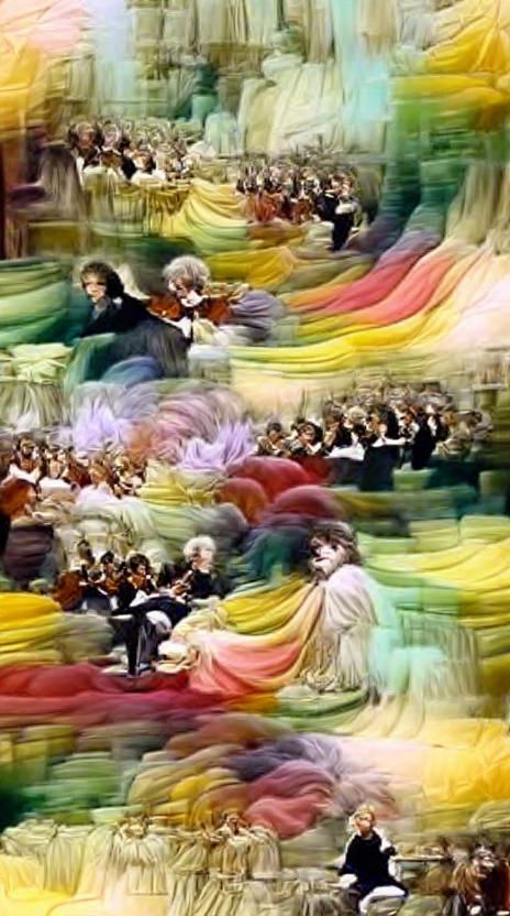Beethoven's Symphonies in color HD - AI Generated Artwork - NightCafe ...