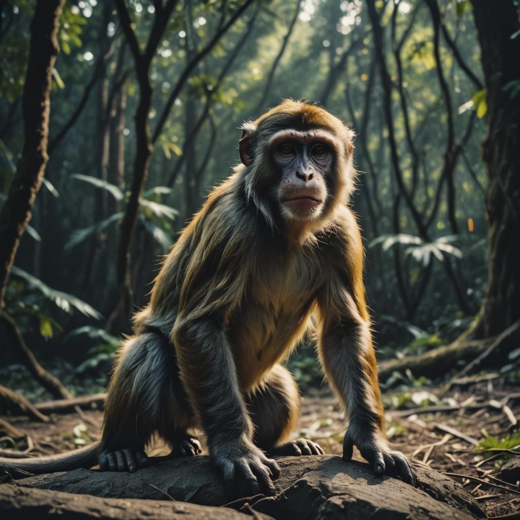 monkey - AI Generated Artwork - NightCafe Creator