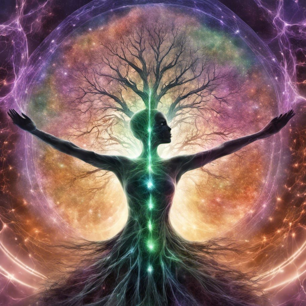Goddess With Tree Vision Awareness: MUSIC_NOTES NEBULA HYPER_DETAILED ...
