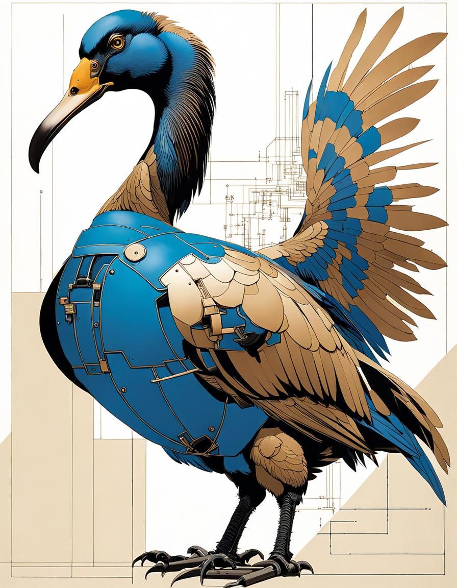 Dodo Bird is the Word - AI Generated Artwork - NightCafe Creator