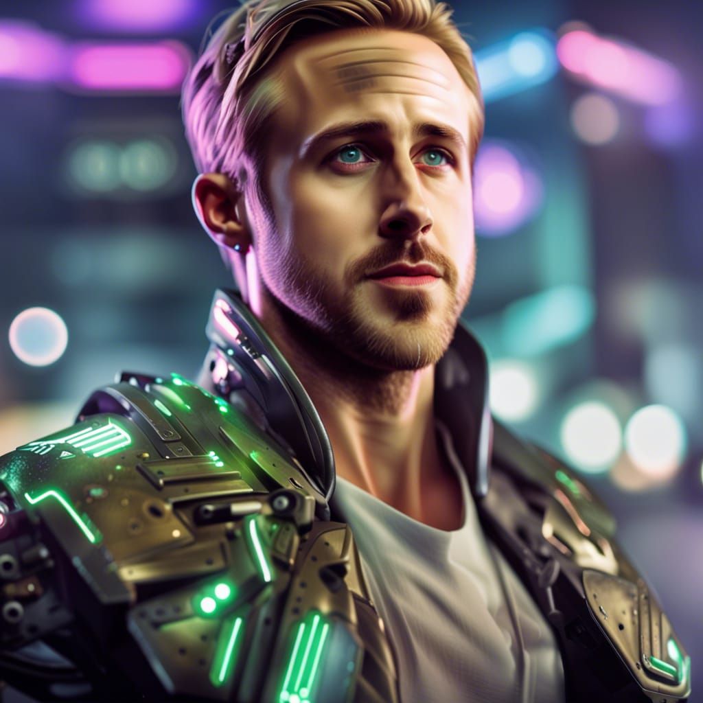 Blade Runner - Futuristic cyborg bounty hunter or perhaps a human-like ...