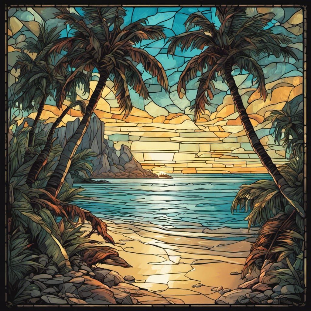 Tropic Sun - AI Generated Artwork - NightCafe Creator