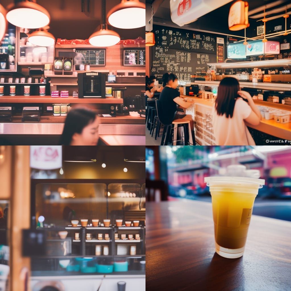 Boba shop - AI Generated Artwork - NightCafe Creator