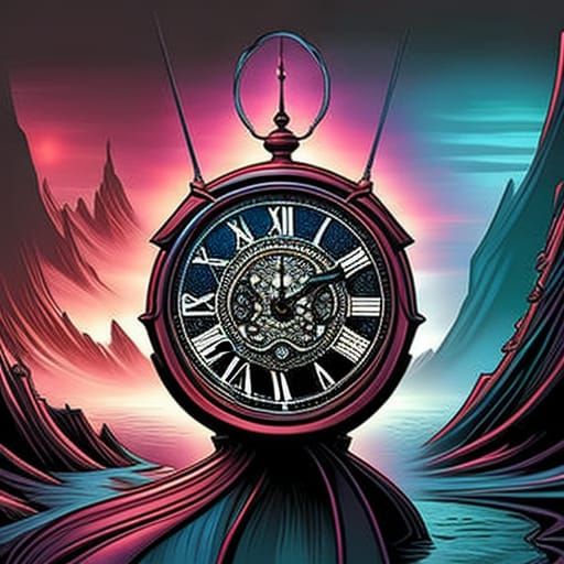 Alien Doomsday Clock - AI Generated Artwork - NightCafe Creator