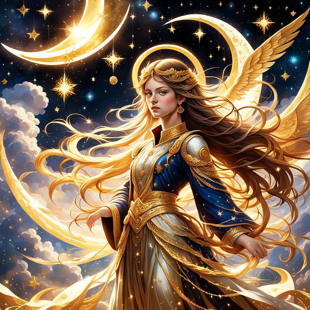 Space Sprites Space Angels in the astronomical world vibrant mushy ...