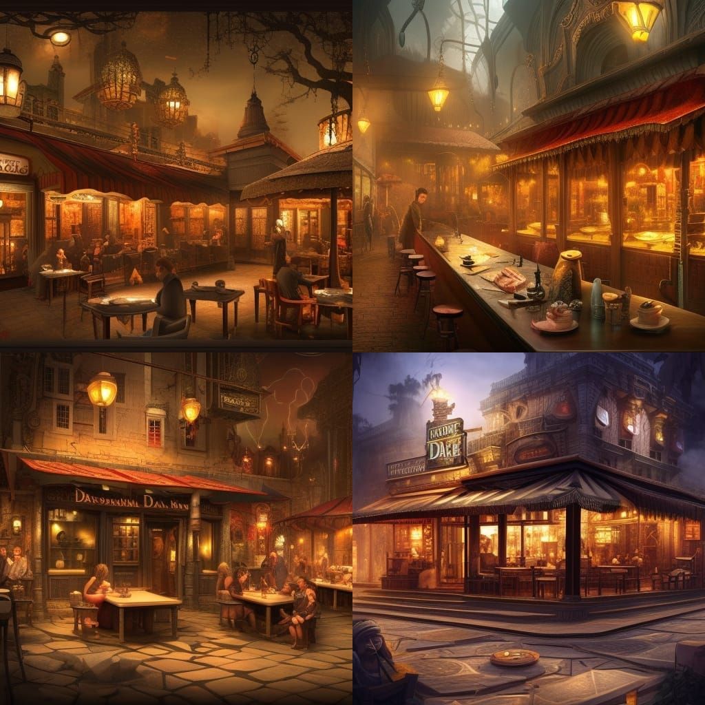 dnd cafe - AI Generated Artwork - NightCafe Creator