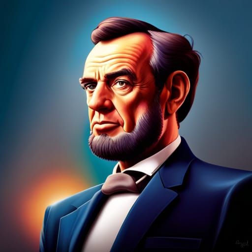 Abraham Lincoln, 1st US president - AI Generated Artwork - NightCafe ...
