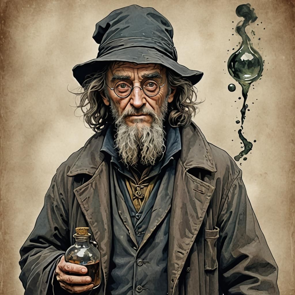 An eccentric hobo Harry-Potter character whose only ability is to hurl ...
