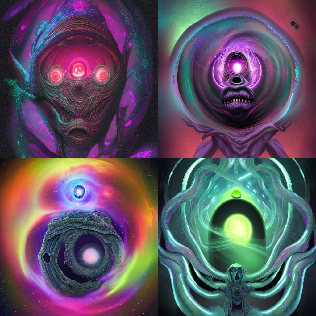 Eldritch Abomination blackhole entity,4k , digital art - AI Generated ...