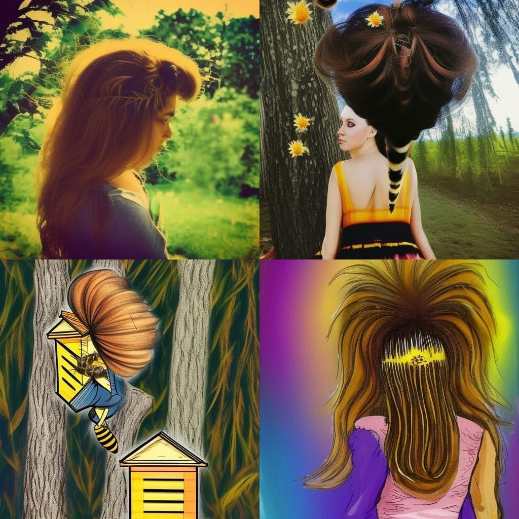 let it fly through the breeze and get caught in the trees, make a home ...