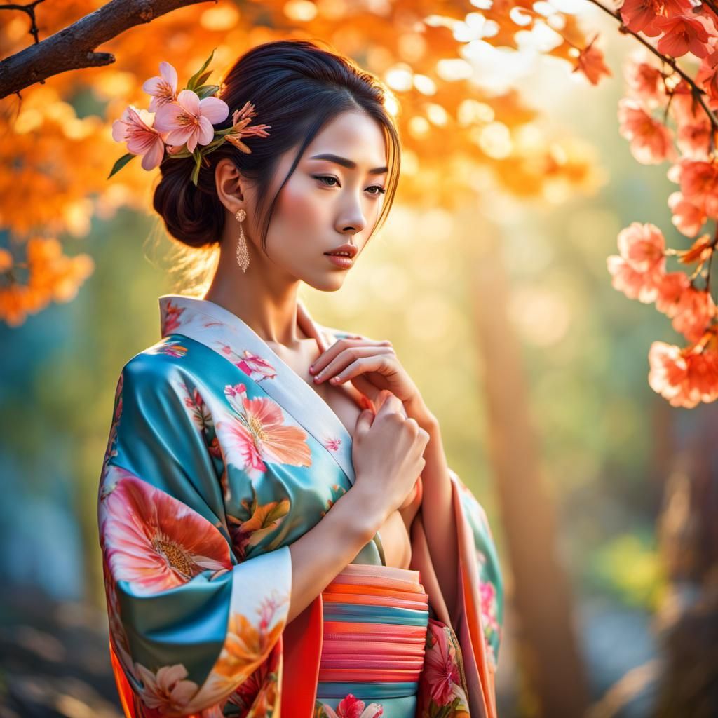 Kimono - AI Generated Artwork - NightCafe Creator