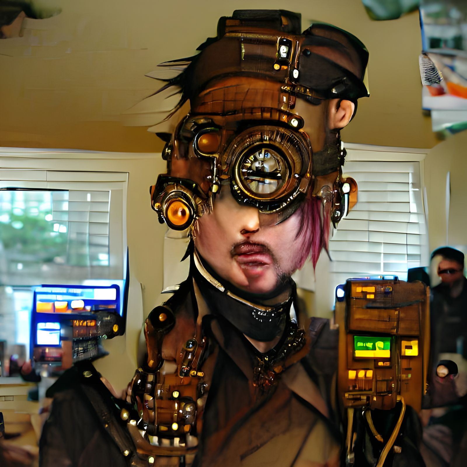 Cyber Steampunk "Have you had the Upgrade?" - AI Generated Artwork ...