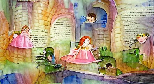 Fairy tale Story about a computer hacker princess children's storybook ...