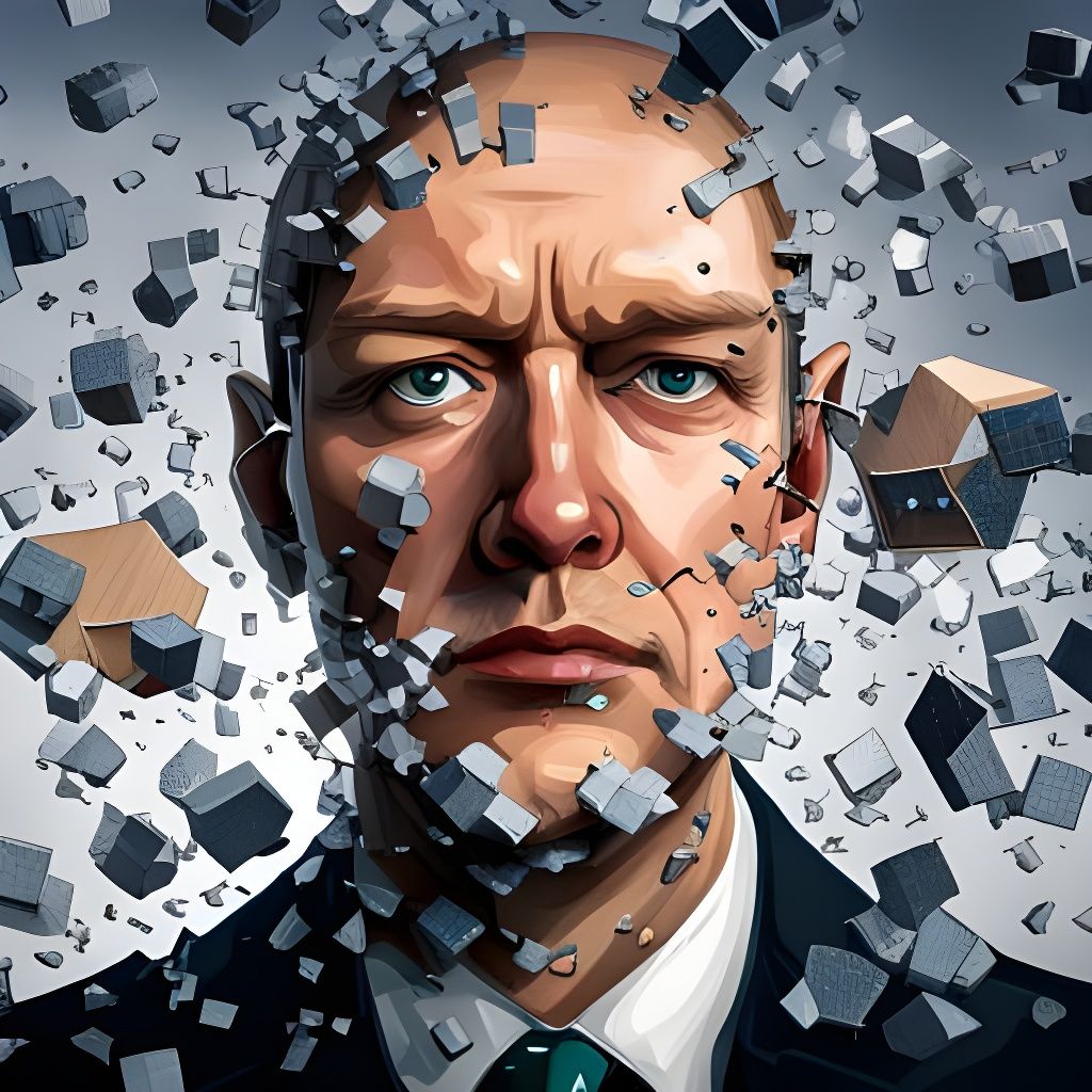 Cube man - AI Generated Artwork - NightCafe Creator