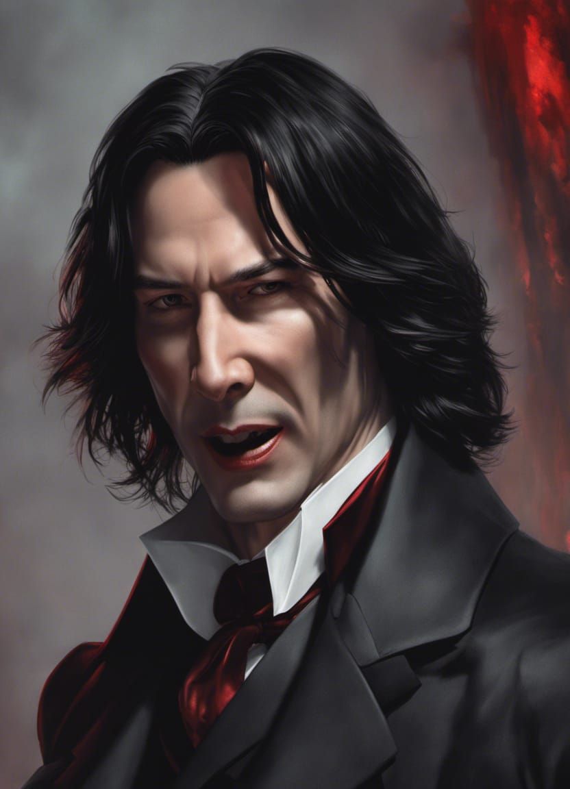 Fangless vampire (and inpainting wouldn't solve it...) - AI Generated ...